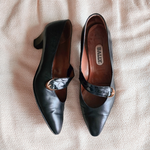 Bally | Shoes | Vintage Bally Leather Pump Made In Italy | Poshmark